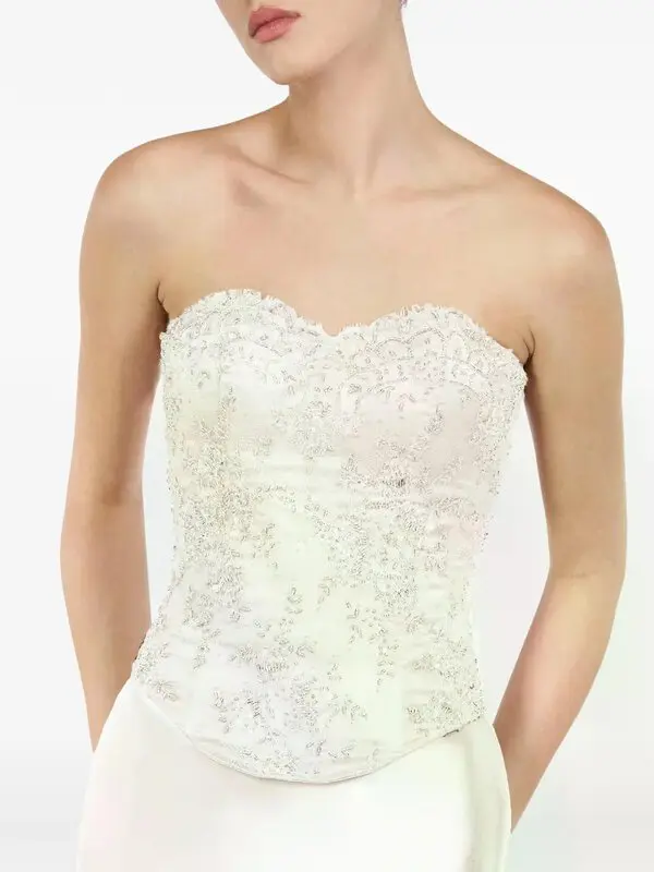 ALEXIA & ANTONIA Embellished Lace Corset