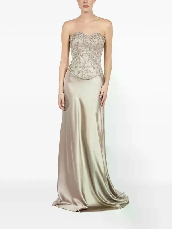 ALEXIA & ANTONIA Embellished Lace Corset