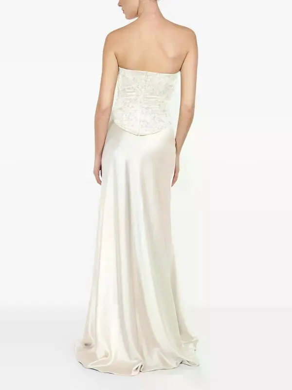 ALEXIA & ANTONIA Draped Maxi Skirt With Slit