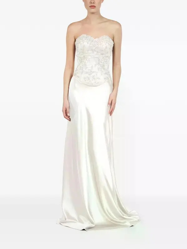 ALEXIA & ANTONIA Bias-cut Maxi Skirt