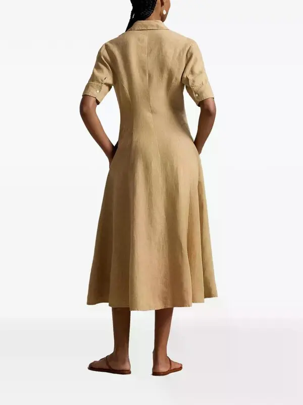 Polo Ralph Lauren Button-front Midi Dress