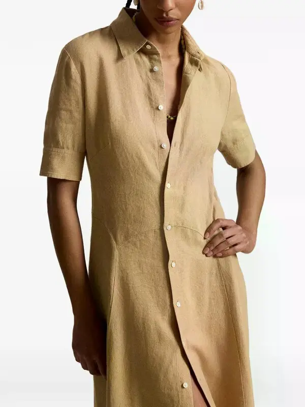 Polo Ralph Lauren Button-front Midi Dress