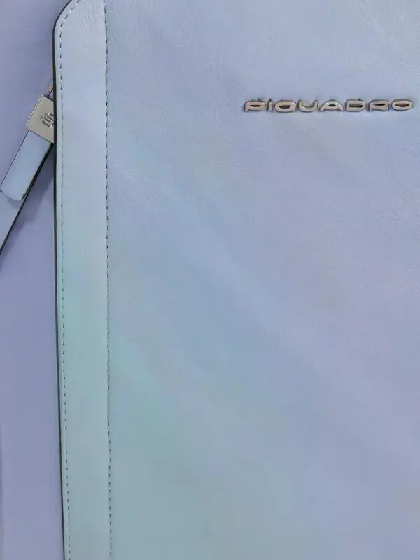 PIQUADRO Leather Textile Backpack