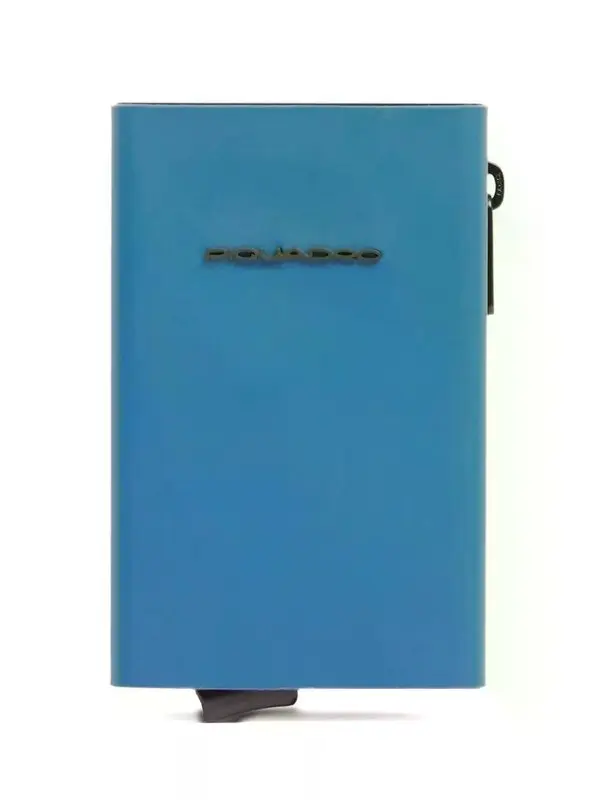 PIQUADRO Zipped Pop-up Card Wallet - Blue