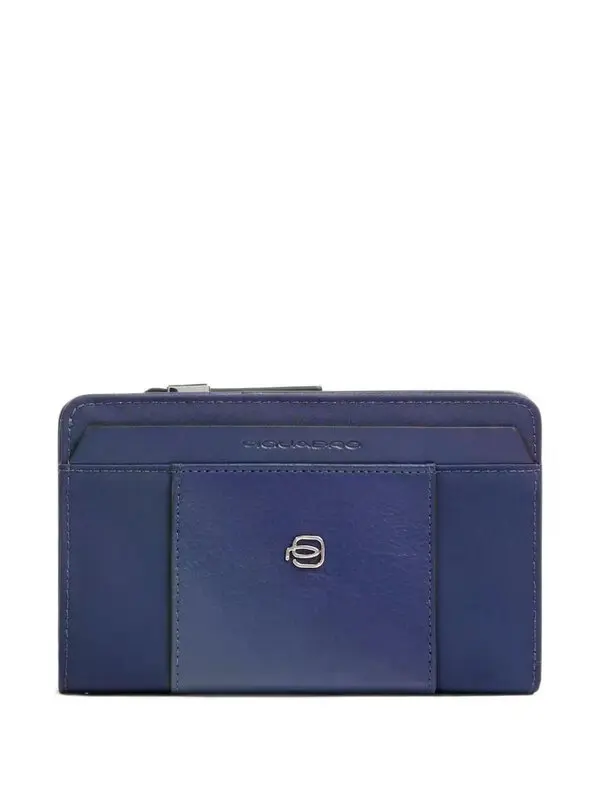 PIQUADRO Bifold Coin Wallet - Blue