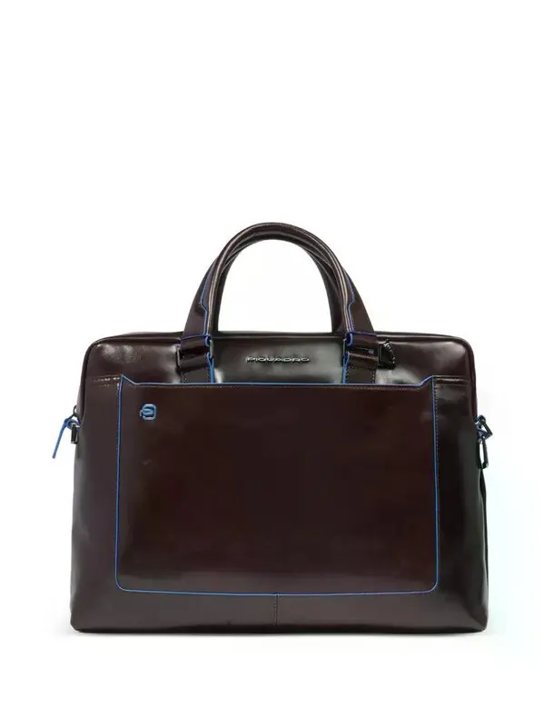 PIQUADRO Leather Laptop Bag