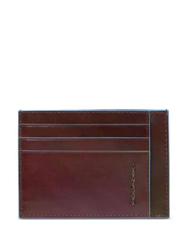 PIQUADRO Slim Leather Cardholder - Brown