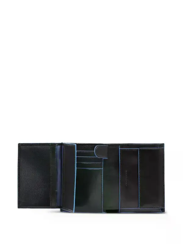 PIQUADRO Trifold Leather Wallet
