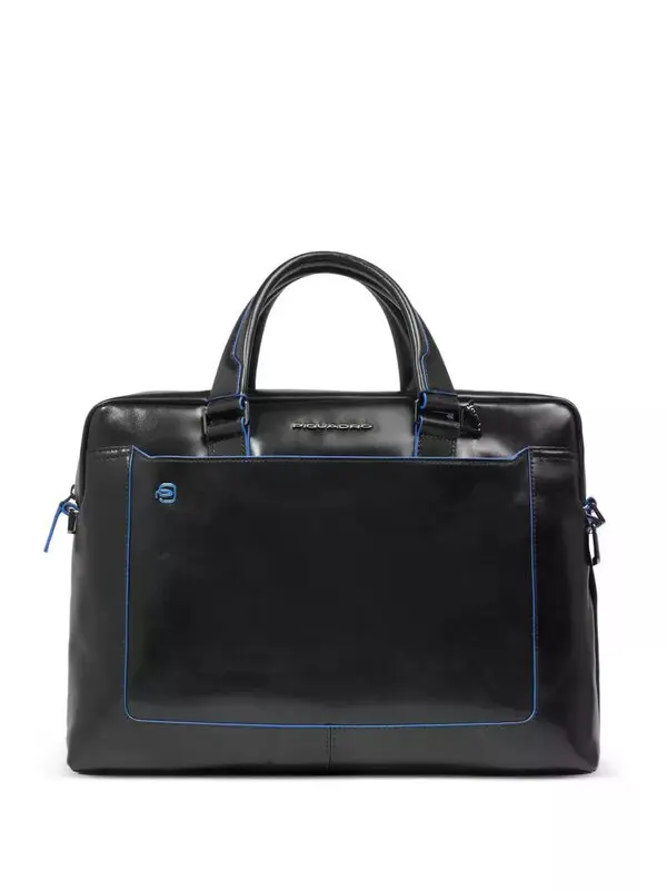 PIQUADRO Logo Detail Laptop Bag 14 - Black