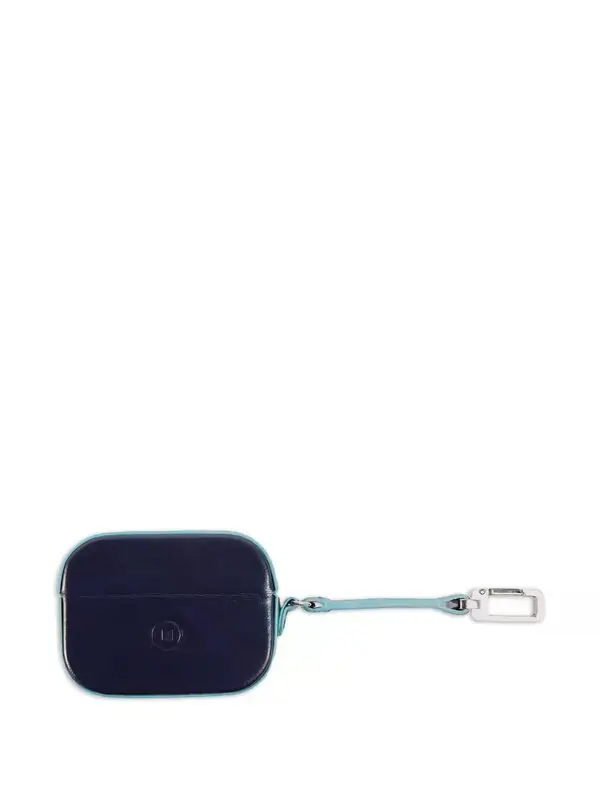 PIQUADRO Airpods Pro Leather Case - Blue
