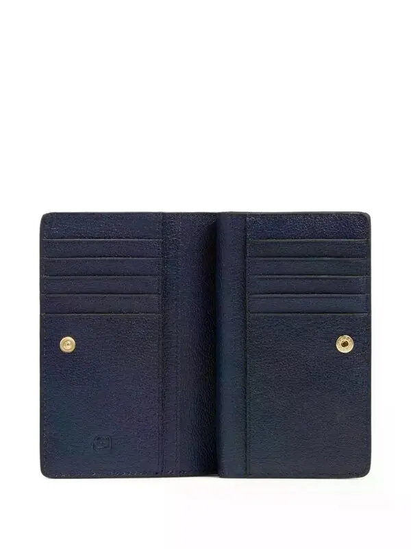 PIQUADRO Bifold Leather Wallet - Blue