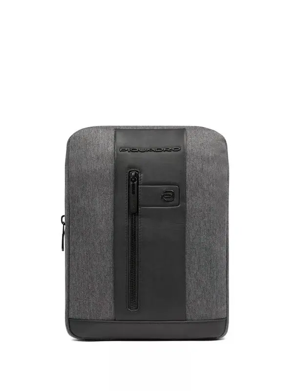 PIQUADRO Panelled Crossbody Bag - Grey