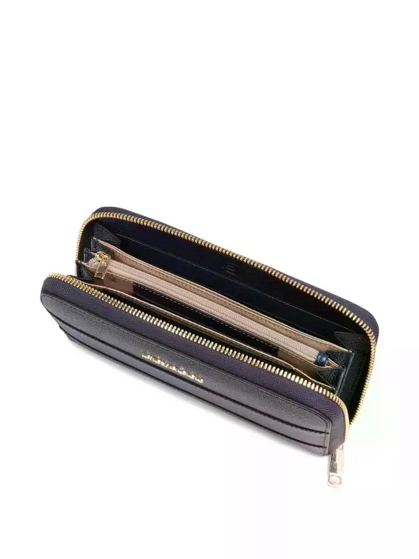 PIQUADRO Zip-around Leather Wallet - Blue