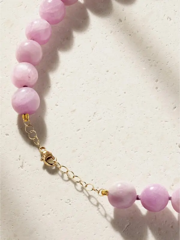 Jia Jia Oracle 14-karat Gold Kunzite Necklace