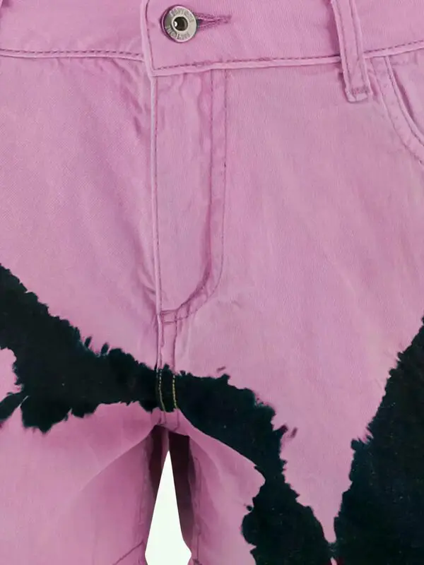 DON'T @ ME Tie-dye Denim Shorts