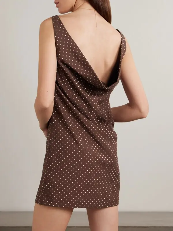 posse brown polka dot dress Posse Polka Dot Print Mini Dress w/ Tags - Brown Dresses, Clothing -  WPOSS21675
