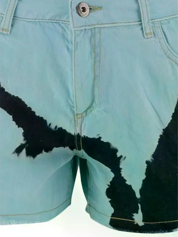 DON'T @ ME Tie-dye Denim Shorts
