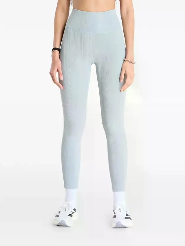Adidas Ribbed Leggings - Green