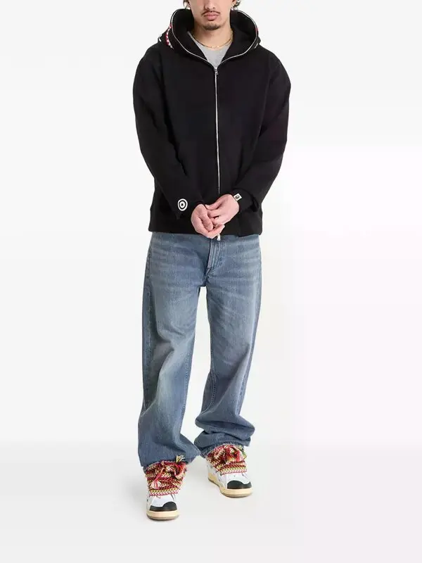 A BATHING APE Full-zip Hoodie With Shark Detail