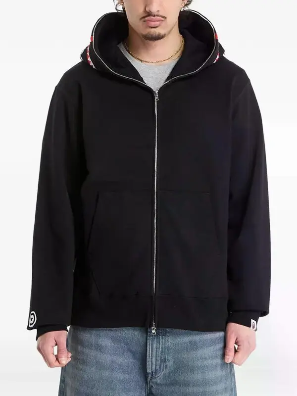 A BATHING APE Full-zip Hoodie With Shark Detail