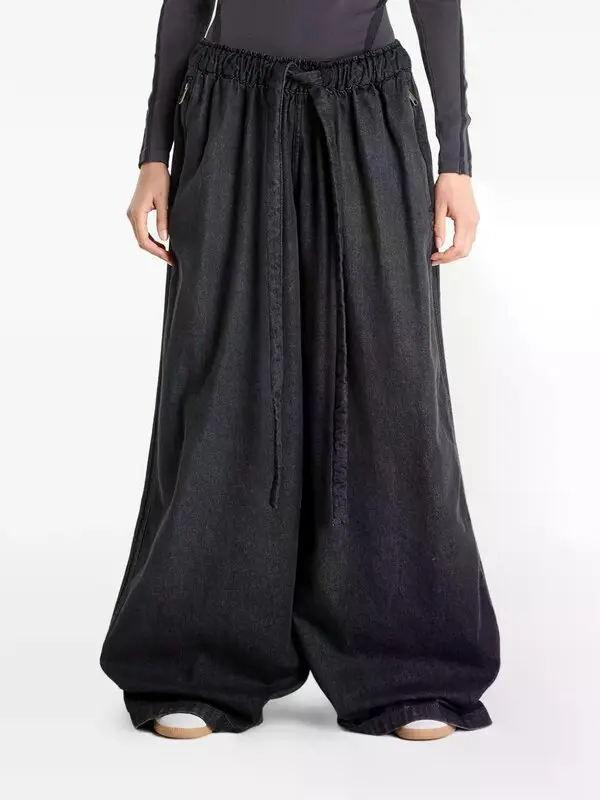 Adidas Wide Leg Denim Trackpants