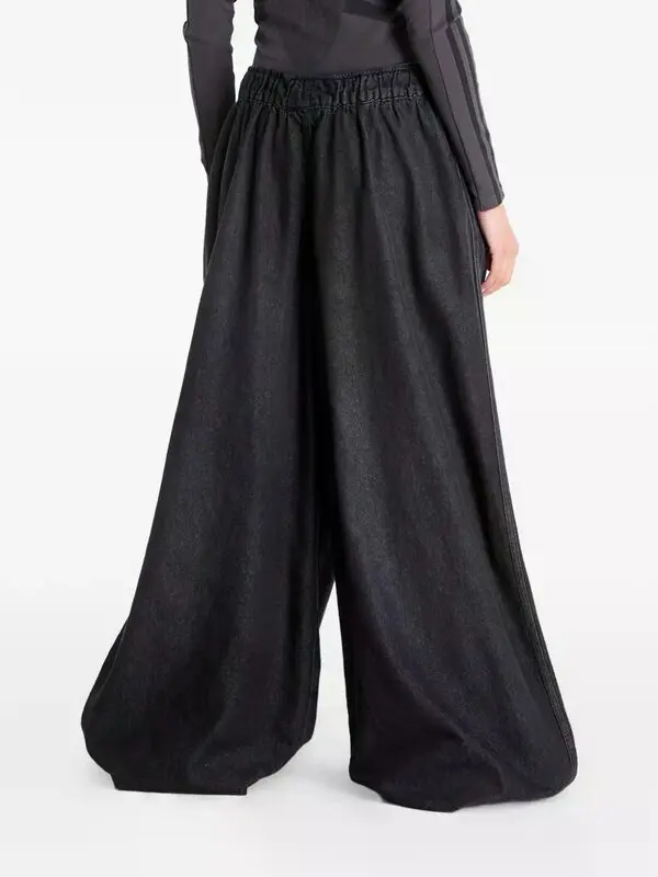 Adidas Wide Leg Denim Trackpants