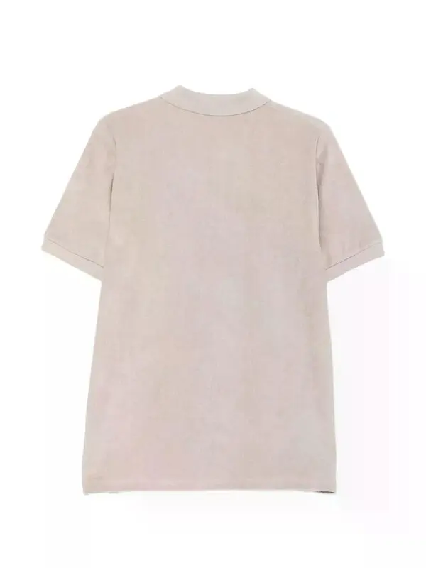 Moschino Buttoned Polo Shirt - Neutrals