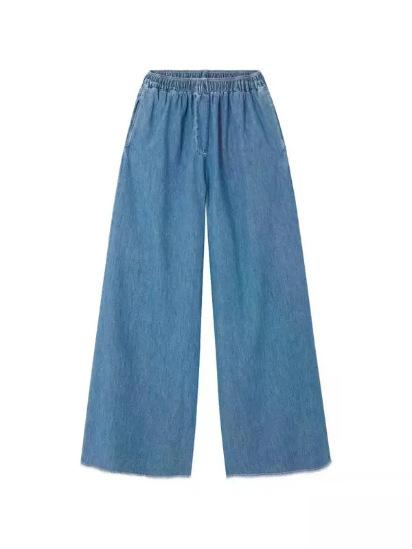 American Vintage Elasticated Waist Wide Leg Jeans