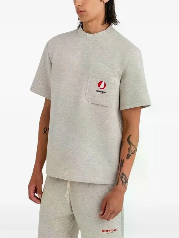 MURPHY&NYE Pocket Short-sleeve Sweatshirt
