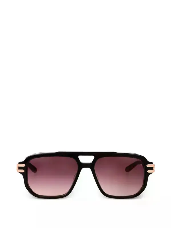 MAYBACH EYEWEAR Pilot Titanium Sunglasses - Black