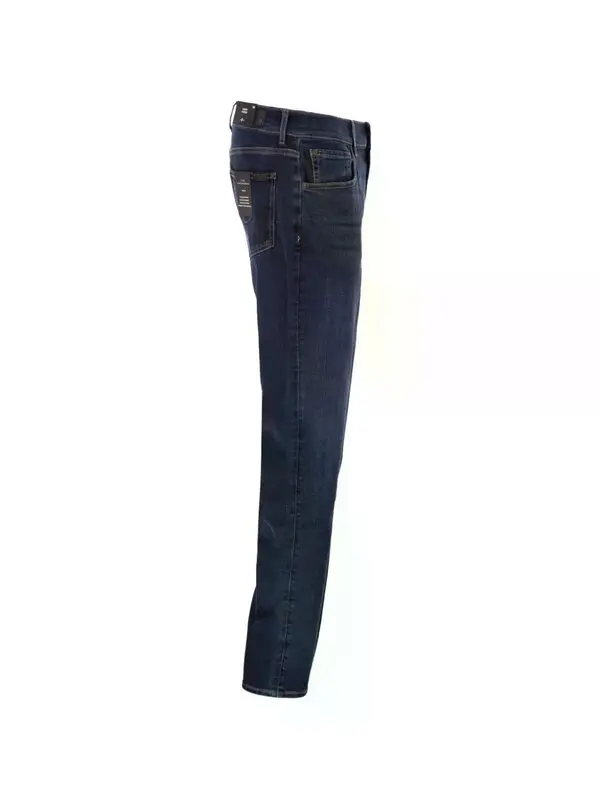 7 For All Mankind Tapered Five-pocket Jeans - Blue