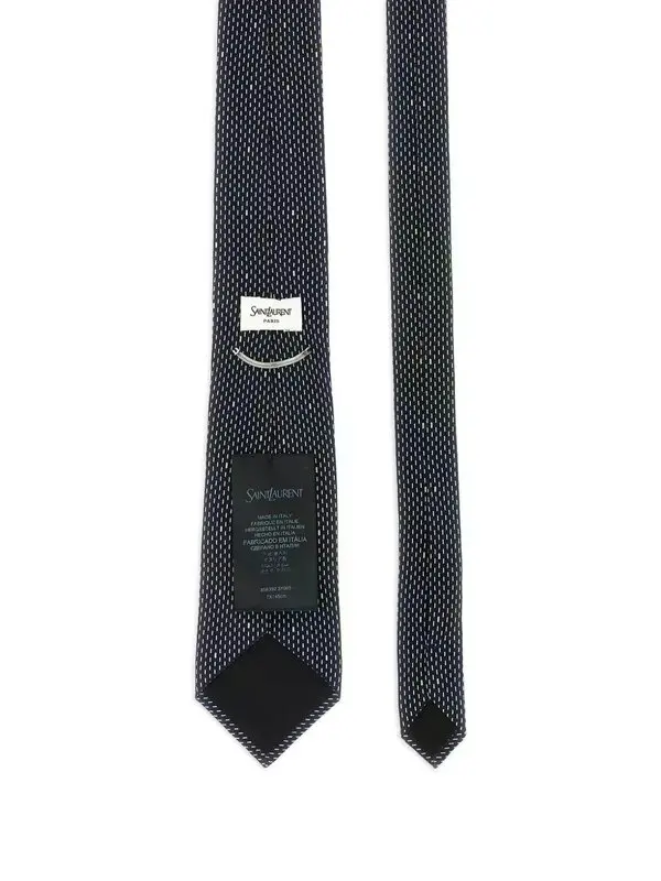 Saint Laurent Embellished Neck Tie