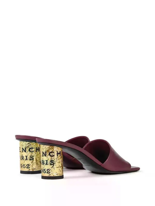 Givenchy Square-toe Block-heel Sandals