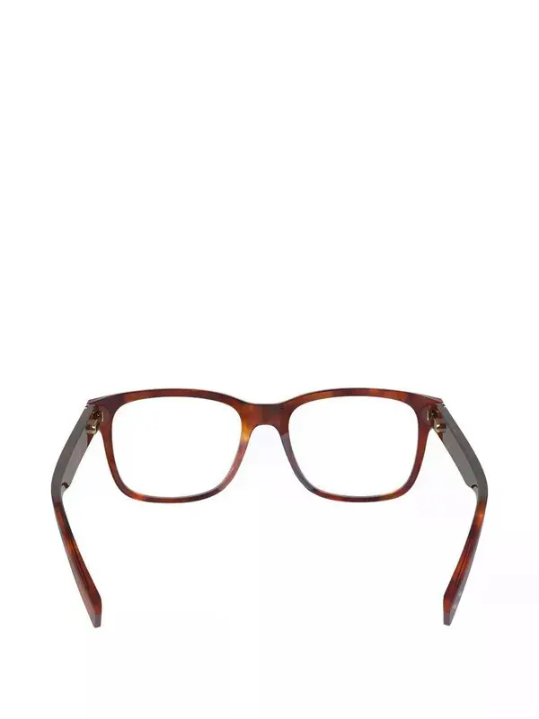 Lacoste Square Frame Eyeglasses - Brown