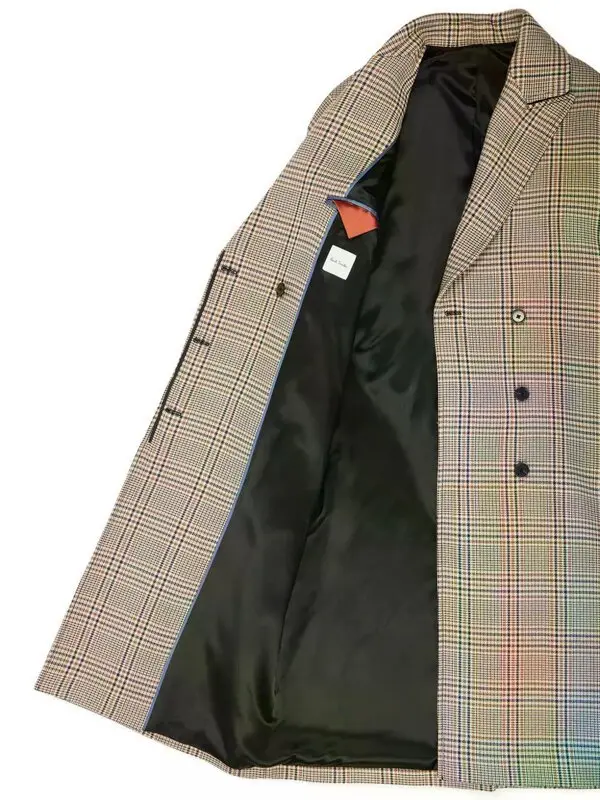 Paul Smith Check Belted Coat