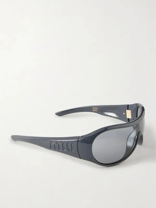 Miu Miu Rounded-frame Acetate Sunglasses