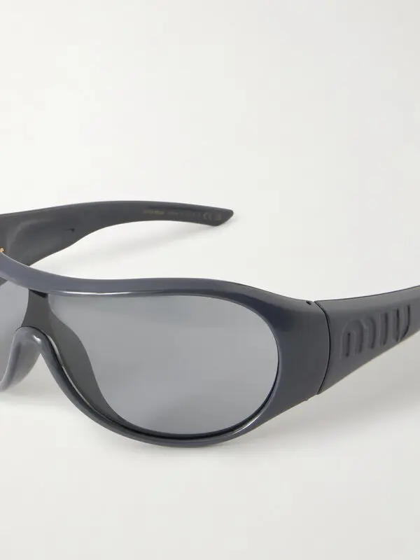 Miu Miu Rounded-frame Acetate Sunglasses