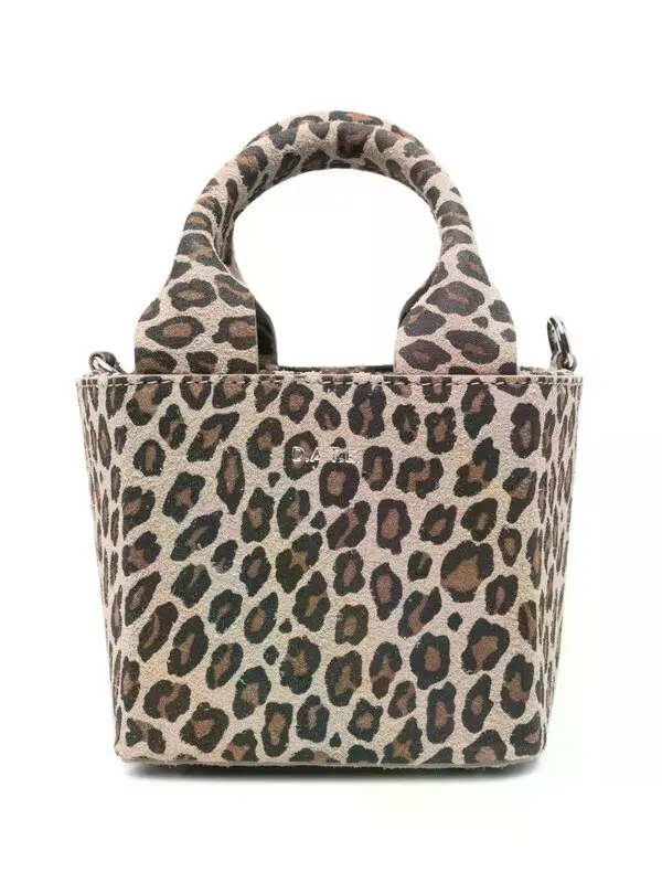 D.a.t.e. Cubo Leopard-print Tote