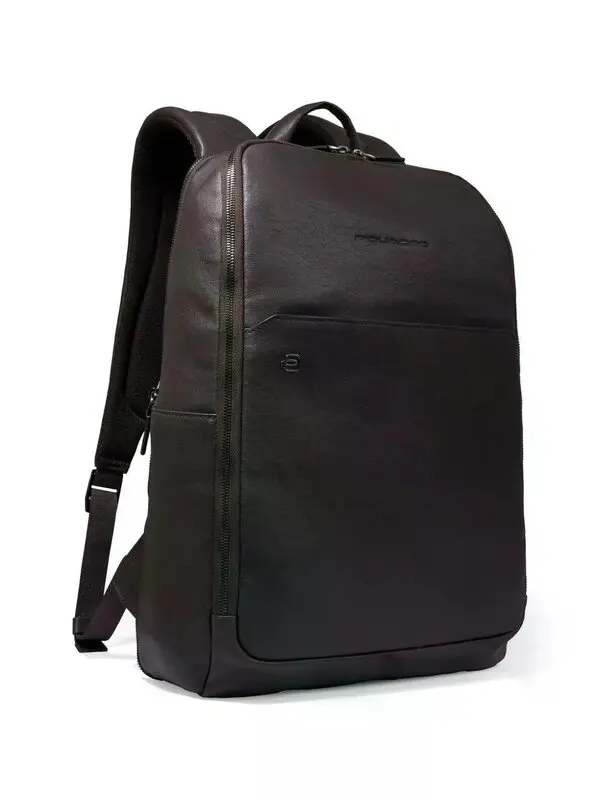 PIQUADRO 15.6" Leather Laptop Backpack