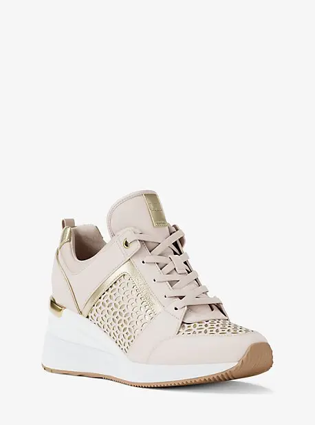 Michael Kors Georgie Perforated Trainer - Gold