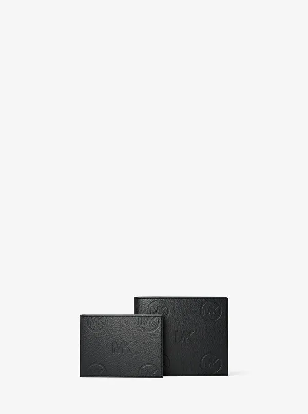 Michael Kors Cooper Logo Debossed Billfold Wallet With Passcase