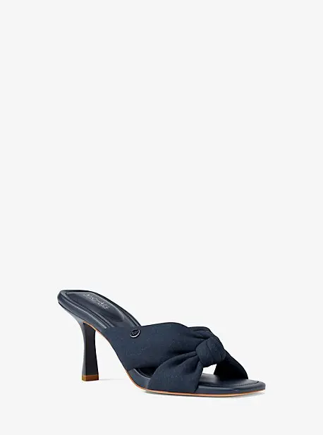 Michael Kors Elena Cotton Sandal - Blue