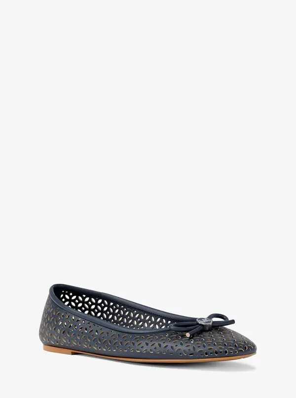 Michael Kors Savannah Perforated Ballet Flat