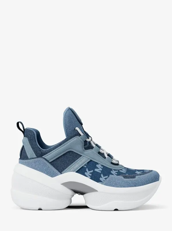 Michael Kors Olympia Denim Trainer
