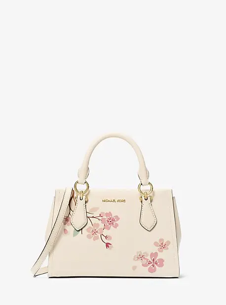 Michael Kors Marilyn Small Embellished Satchel - Natural