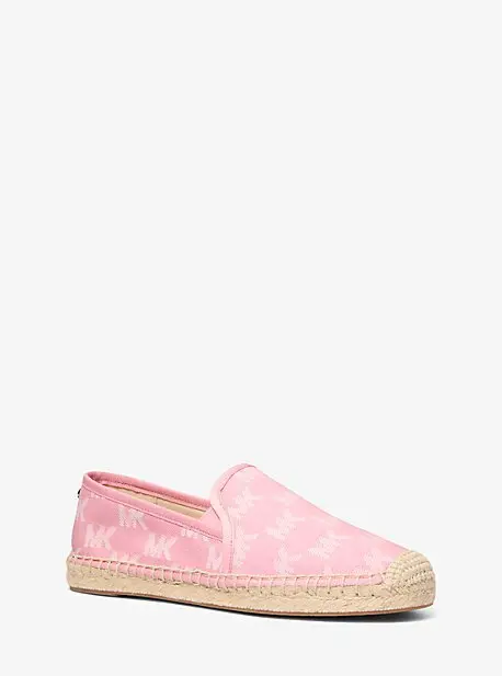 Michael Kors Logo Jacquard Espadrille - Pink