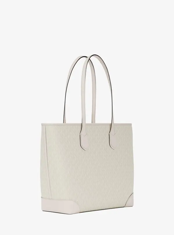 Michael Kors Eva Large Signature Logo Tote Bag - Natural