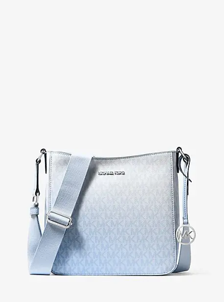 Michael Kors Jet Set Travel Ombré Signature Logo Crossbody Bag - Blue