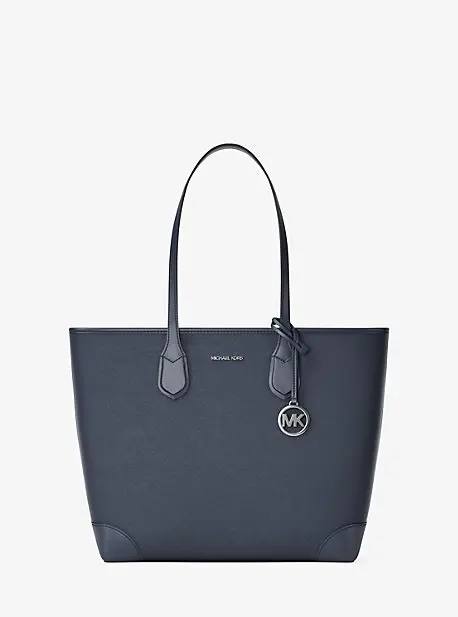 Michael Kors Large Saffiano Leather Tote Bag - Blue