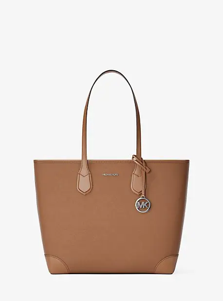 Michael Kors Large Saffiano Leather Tote Bag - Brown